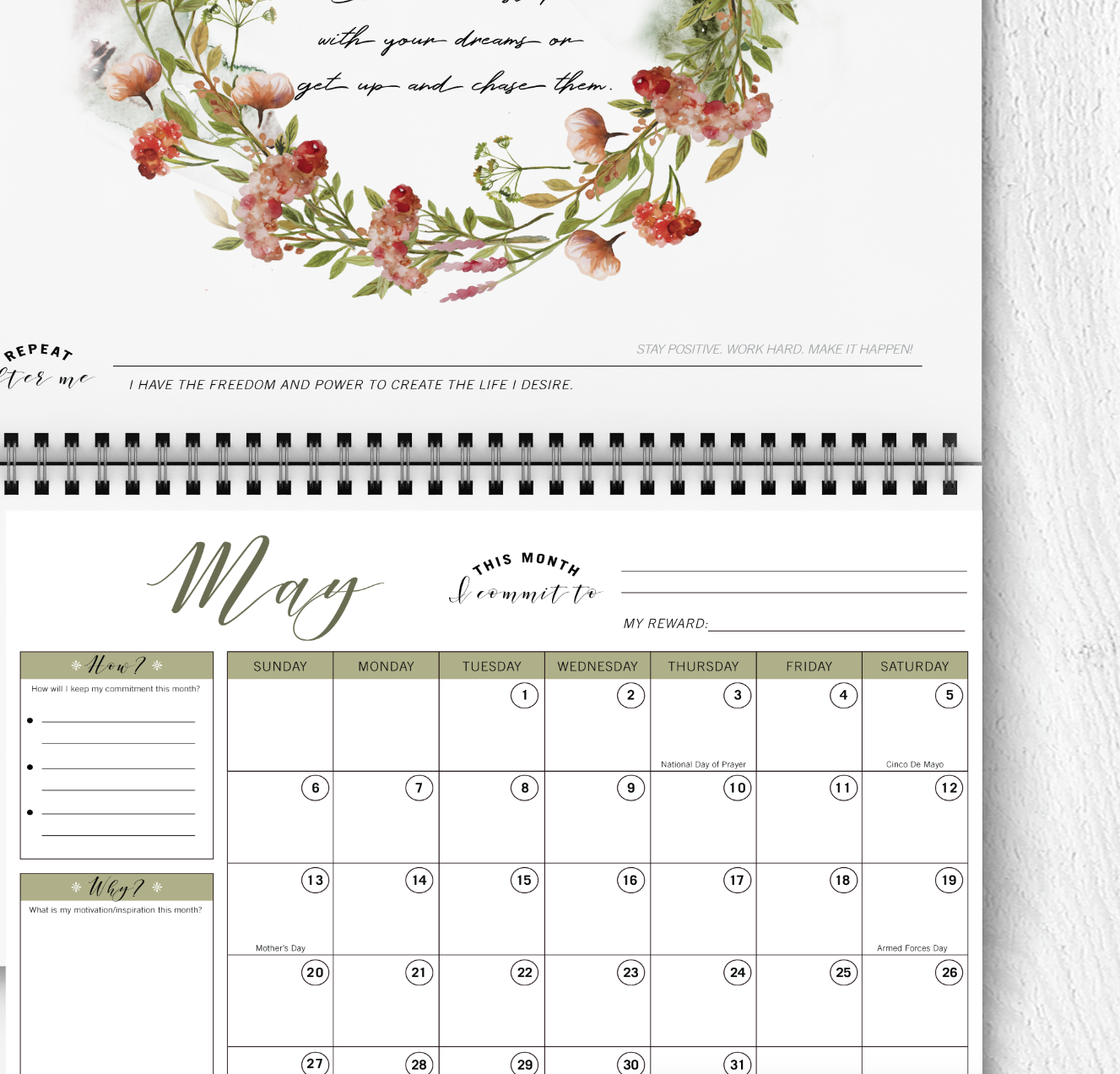 Commitment Calendar - Kirsten Kizerian - West End Girl